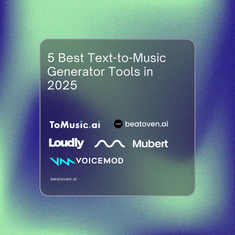 5 Best Text-to-Music Generator Tools in 2025